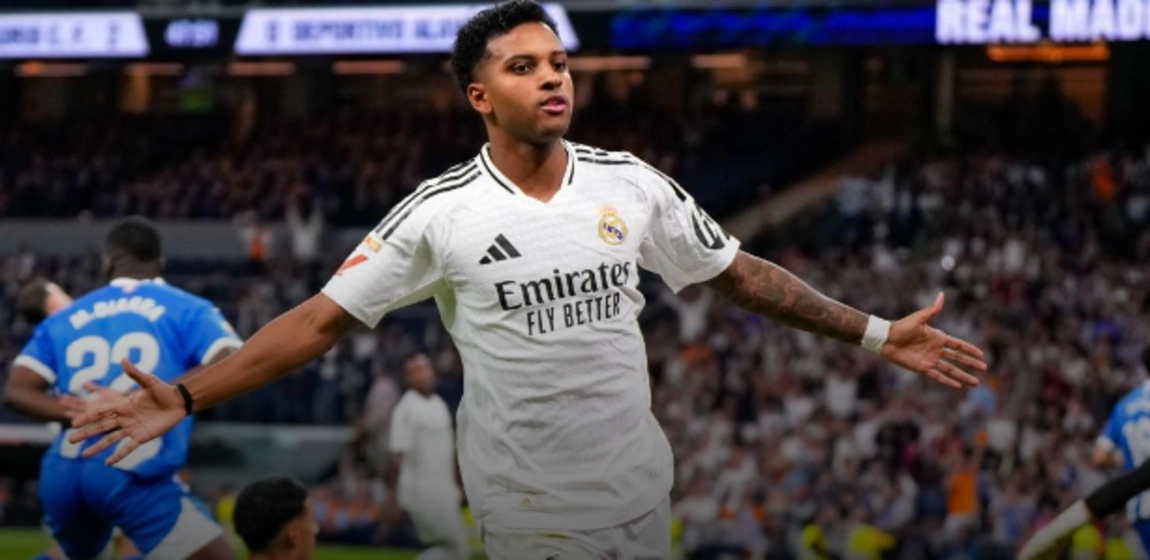 Rodrygo entrena con el Real Madrid antes de recibir al Milan