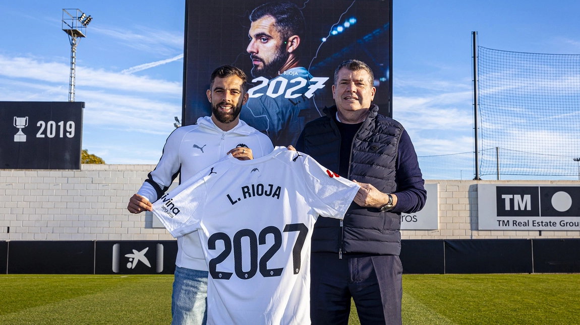 Rioja renueva contrato con el Valencia
